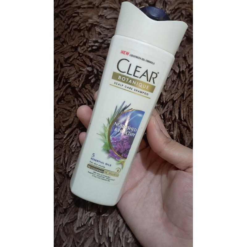 Clear Botanique Nourished & Healthy Scalp Care Shampoo 150ML | Shopee ...