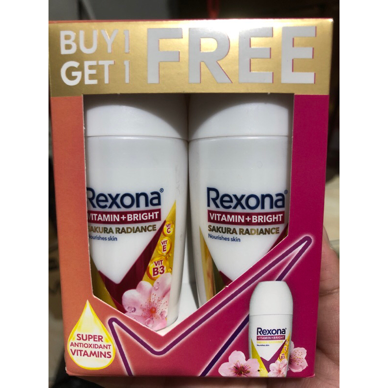 Rexona Sakura Radiance Deodorant BUY 1 TAKE 1 | Shopee Philippines