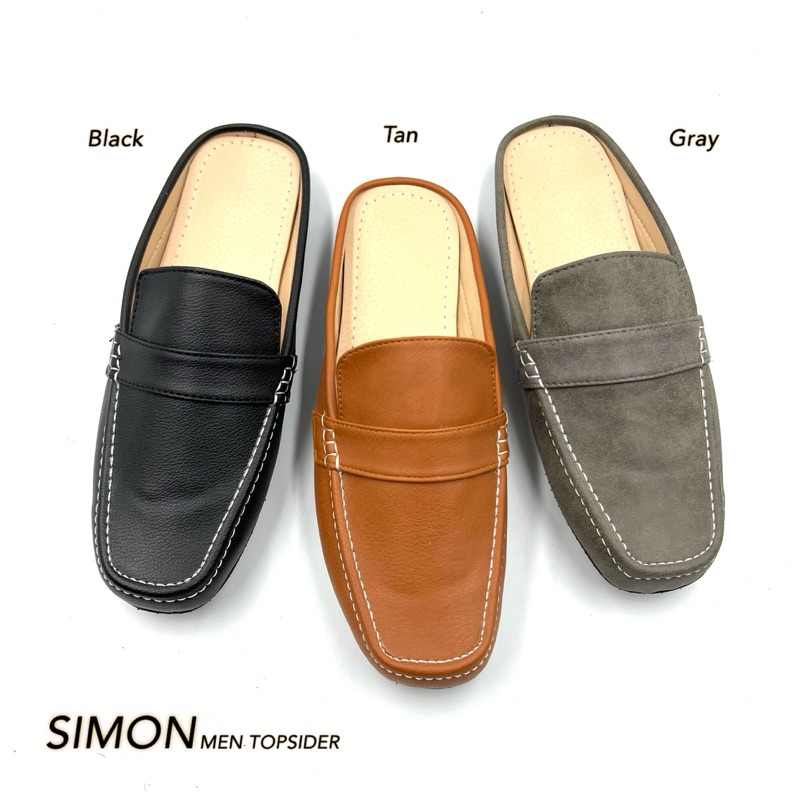 SIMON Men Half Shoes Topsider - Liliw Made | Shopee Philippines