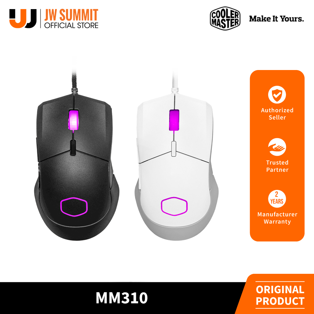 Cooler Master MM310 1200 DPI RGB Illumination, Lightweight Wired Gaming ...