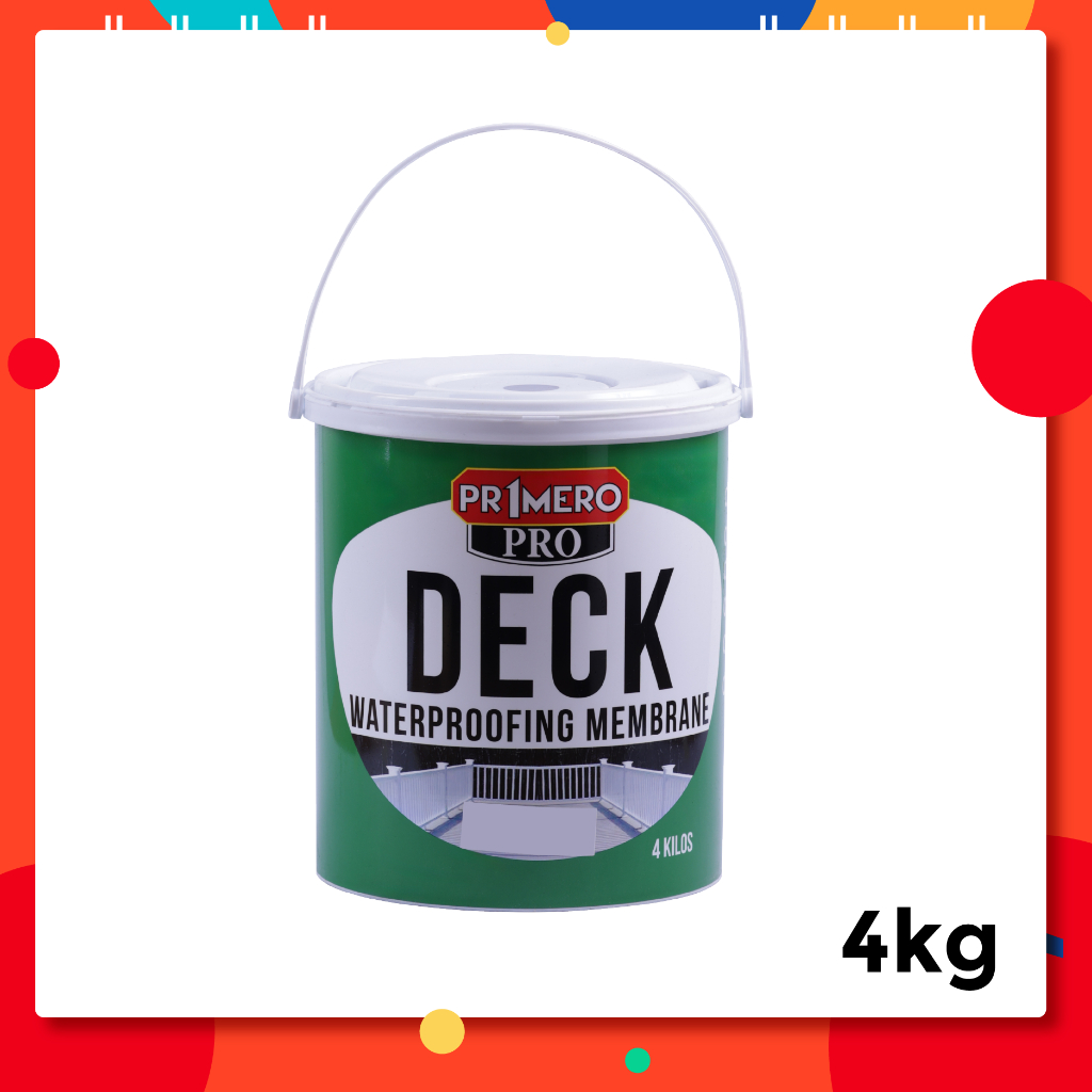 PRIMERO PRO DECK WATERPROOFING MEMBRANE - 4KG | Shopee Philippines