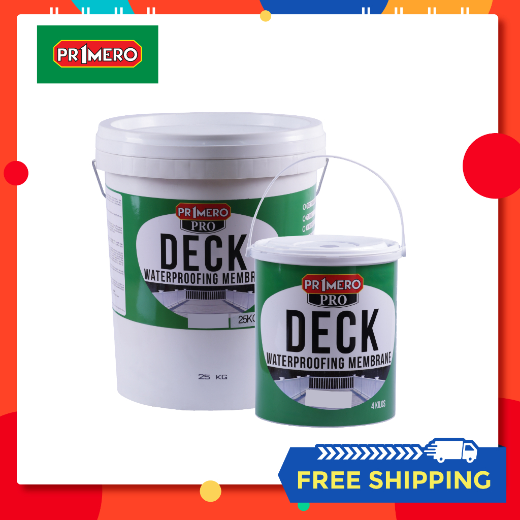 PRIMERO PRO DECK WATERPROOFING MEMBRANE - 25KG | Shopee Philippines