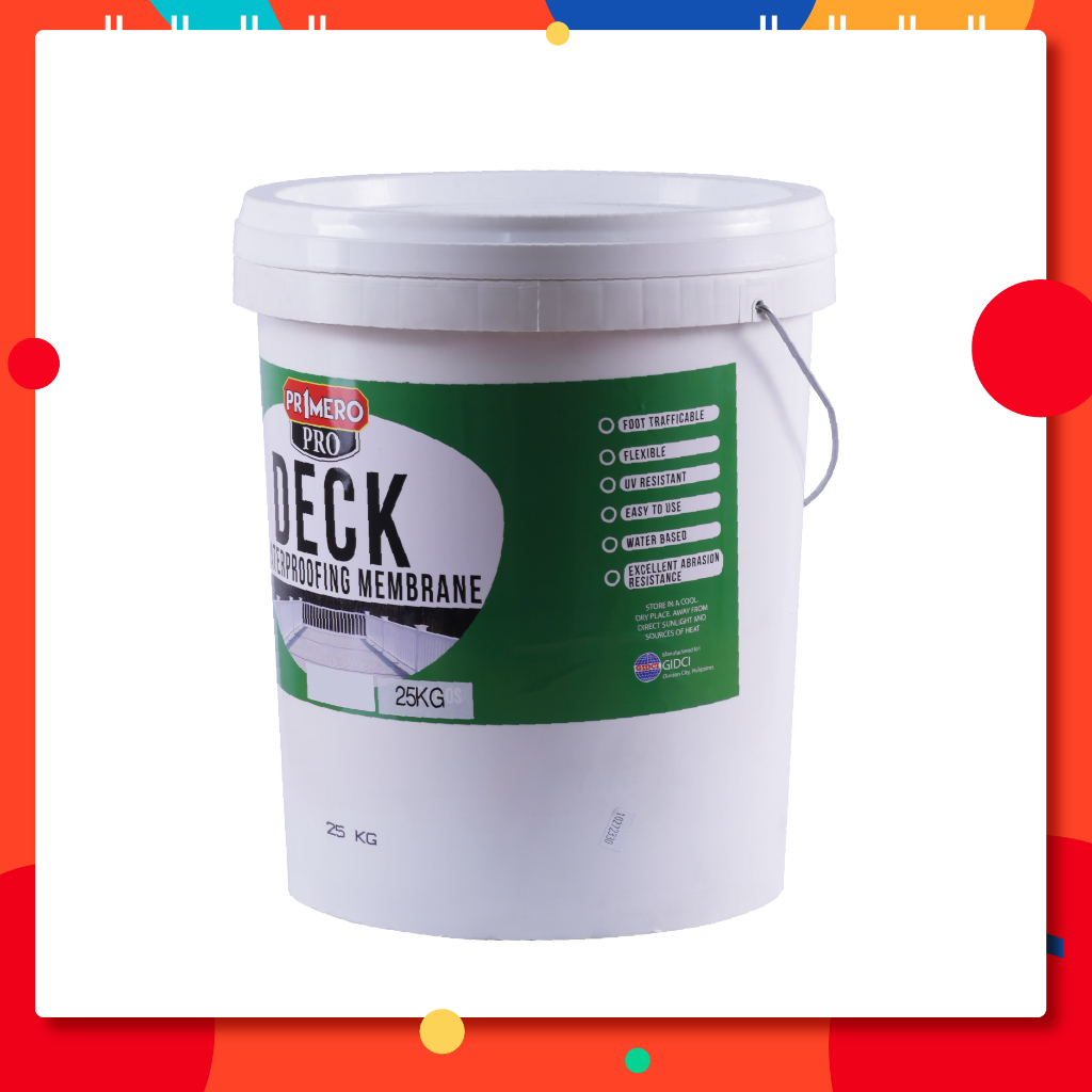 PRIMERO PRO DECK WATERPROOFING MEMBRANE - 25KG | Shopee Philippines