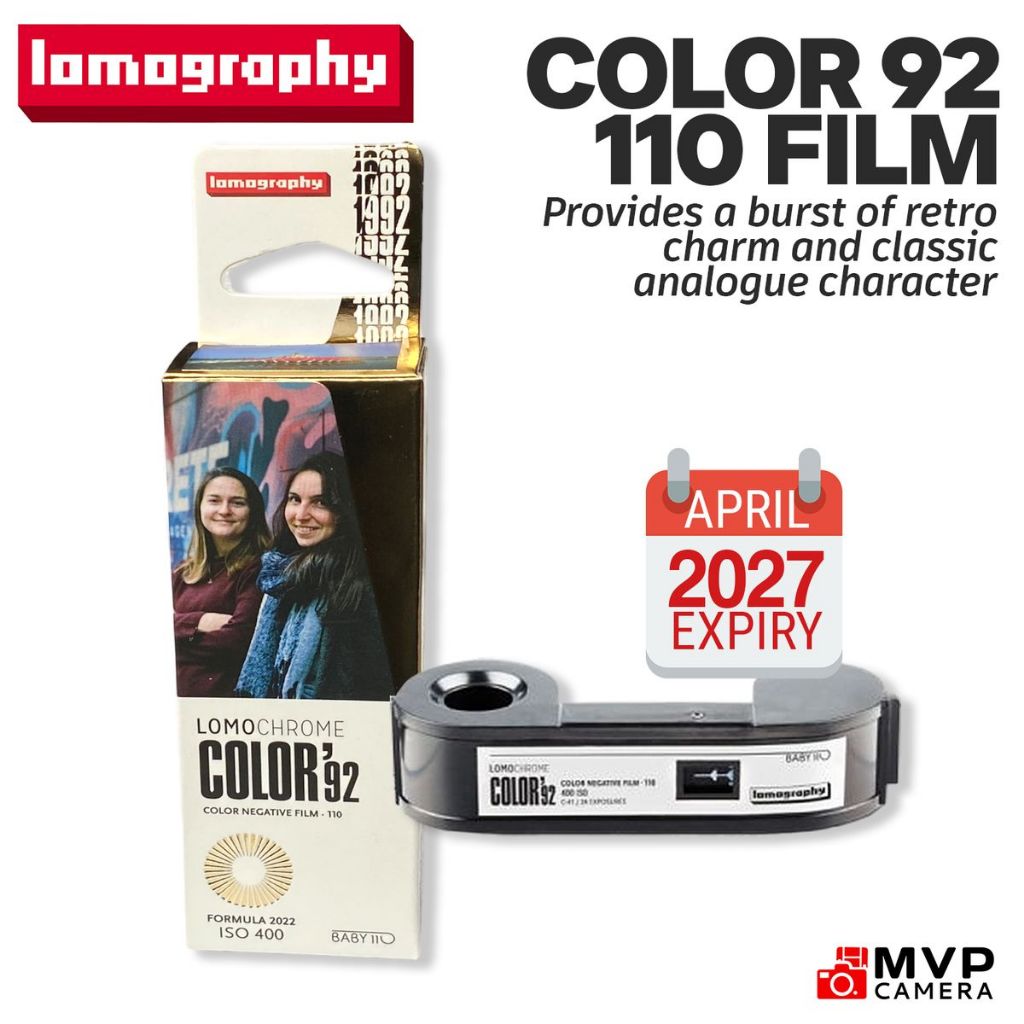 LOMOGRAPHY LomoChrome Color ’92 110 ISO 400 Color Negative Film C41 Process MVP CAMERA | Shopee ...