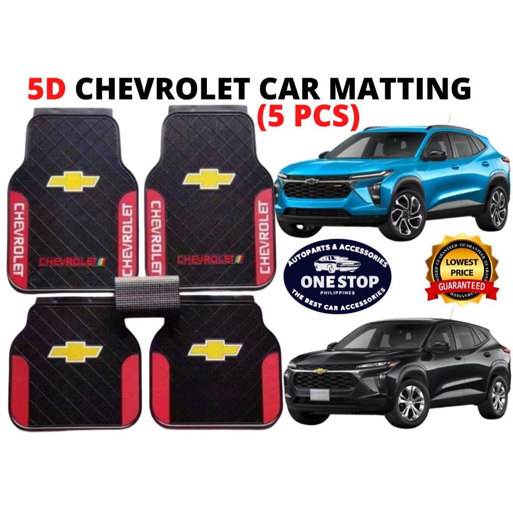 CHEVROLET Car 5D Matting Universal Rubber High-Quality Car Matting Set ...