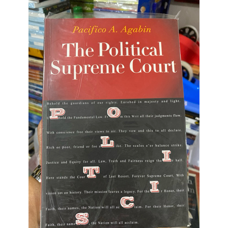 The Political Supreme Court by Pacifico A Agabin | Shopee Philippines