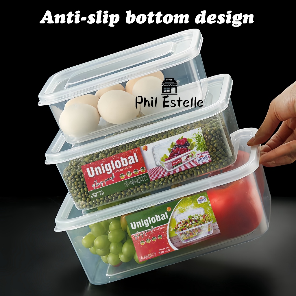 Uniglobal Food Keeper/Plastic Food Storage/Food Container 1PC to 6PCS ...