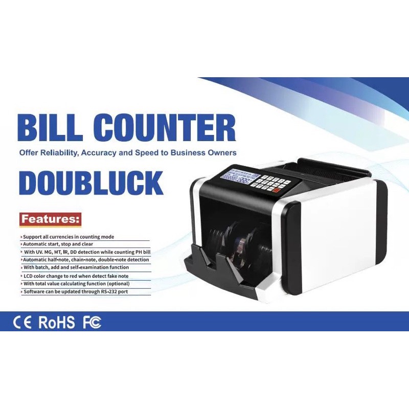 Automatic Money Counter With Detector Portable Multi Currency Money ...