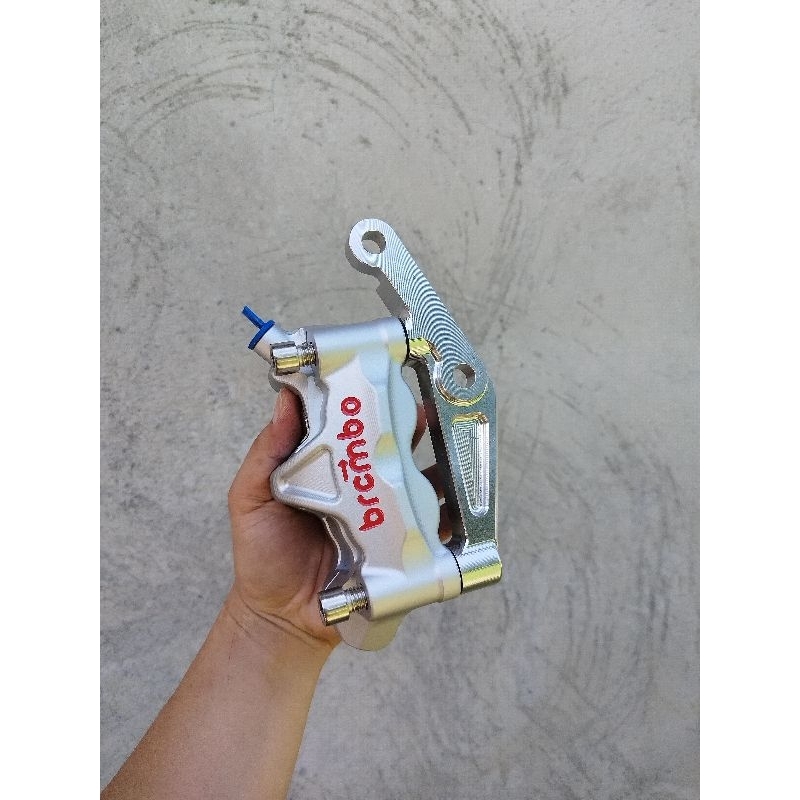 BREMBOO GP4 CALIPER WITH CNC BRACKET FOR YAMAHA MIO SNIPER AEROX NMAX ...