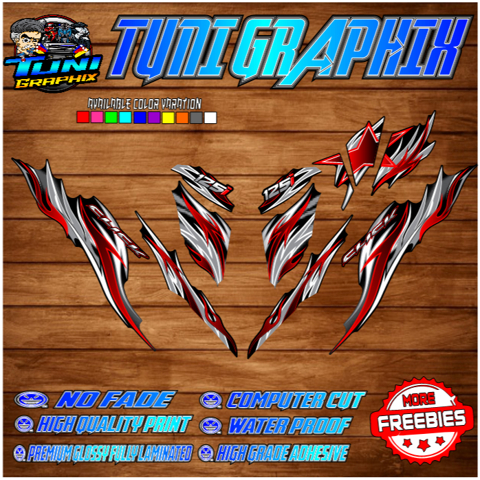 Honda Click 125 V2 Fire Tribal NTN Decals Sticker | Shopee Philippines