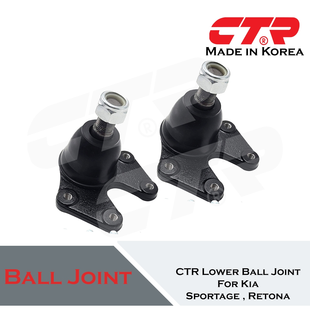 CTR (2pcs) Lower Ball Joint for KIA Sportage | Retona 1993-2008 - CBKK-8 (Left and Right ...