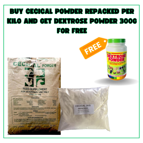 [SOUTHVET] BUY CECICAL POWDER REPACKED PER KILO AND GET DEXTROSE POWDER ...