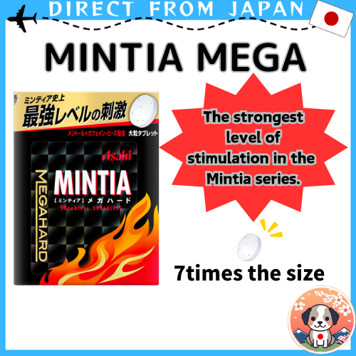 Asahi Group Foods MINTIA Mega hard large 50 tablets Mega Cold 50 tablets【Direct from Japan ...