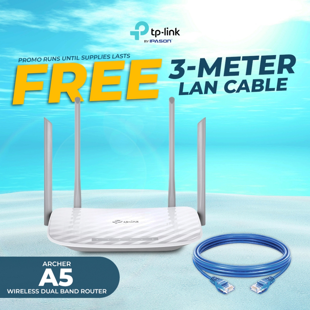 TP-Link Archer A5 AC1200 Wireless Dual Band Router 2.4g & 5g Wi-Fi ...