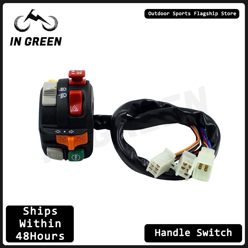 Universal Handle Switch Function Handlebar Switch Headlight Steering ...