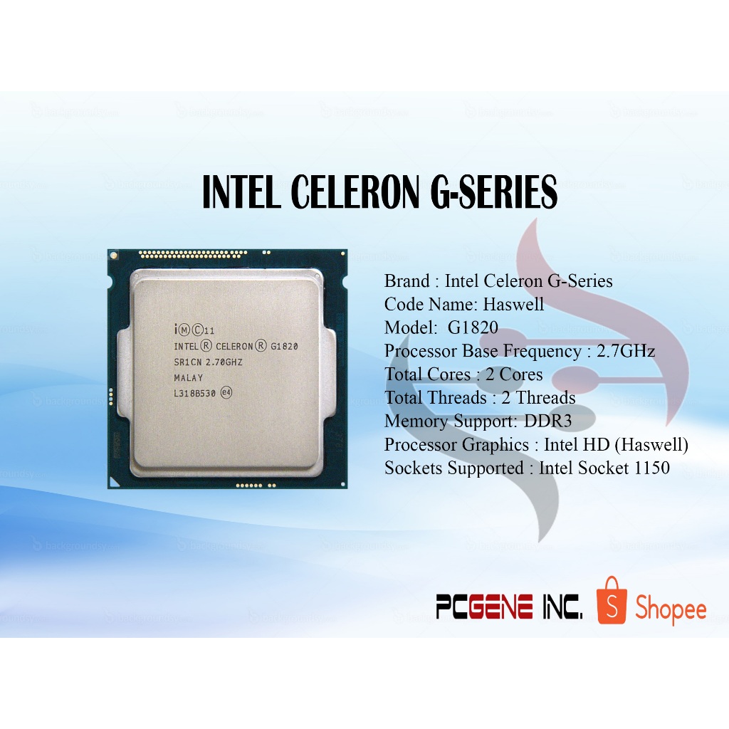 Desktop Processor Intel G-Series (4th Gen) | Shopee Philippines
