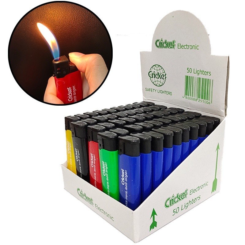 fFELICE NEW COD 50PCS CRICKET YW-111 Yowant Longer Lasting Lighter ...