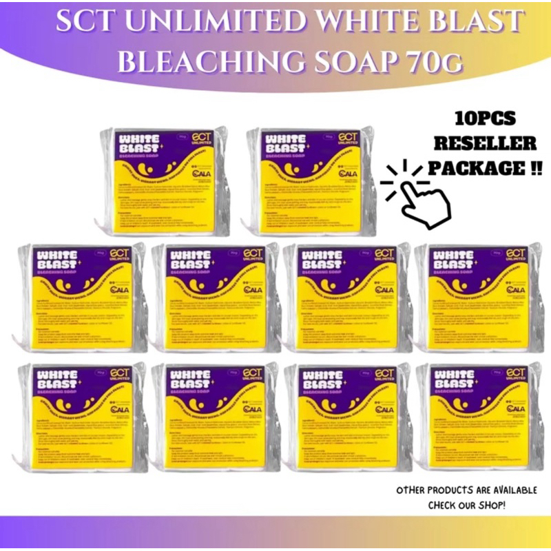 WHITE BLAST BLEACHING SOAP 70g 3PCS | 5 PCS | 10 PCS | Shopee Philippines