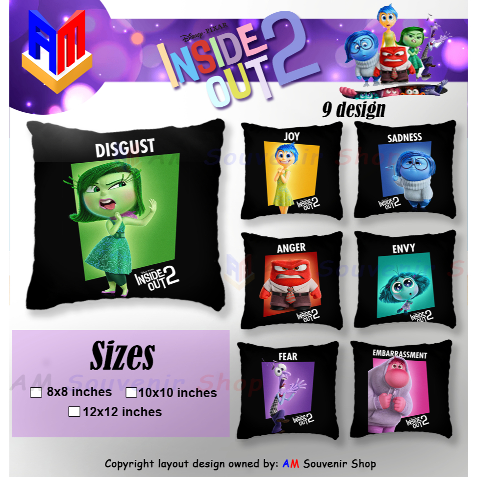 Inside out 2 pillow / Inside out 2 Souvenir / giveaways / gift ...