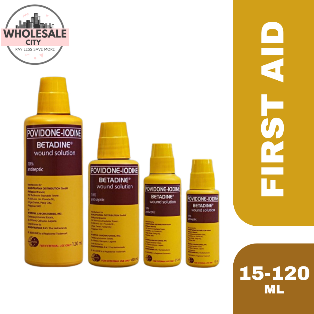 Betadine Wound Anti-Septic Solution | Shopee Philippines
