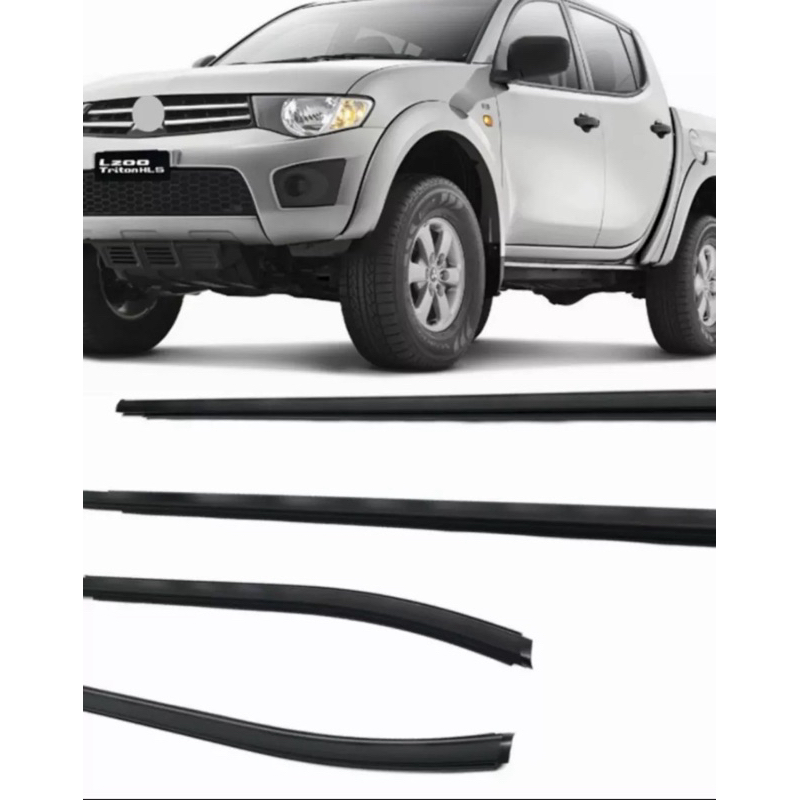 Mitsubishi L200 Triton / Strada window trim set / weather strip set ...