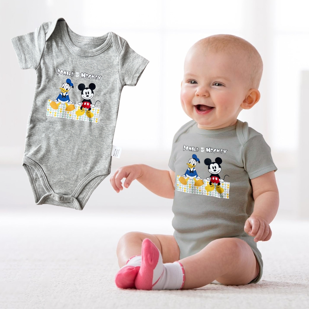 CICI Baby Boy Multi-Print Bodysuit Onesie Cotton Infant Jumper Newborn ...