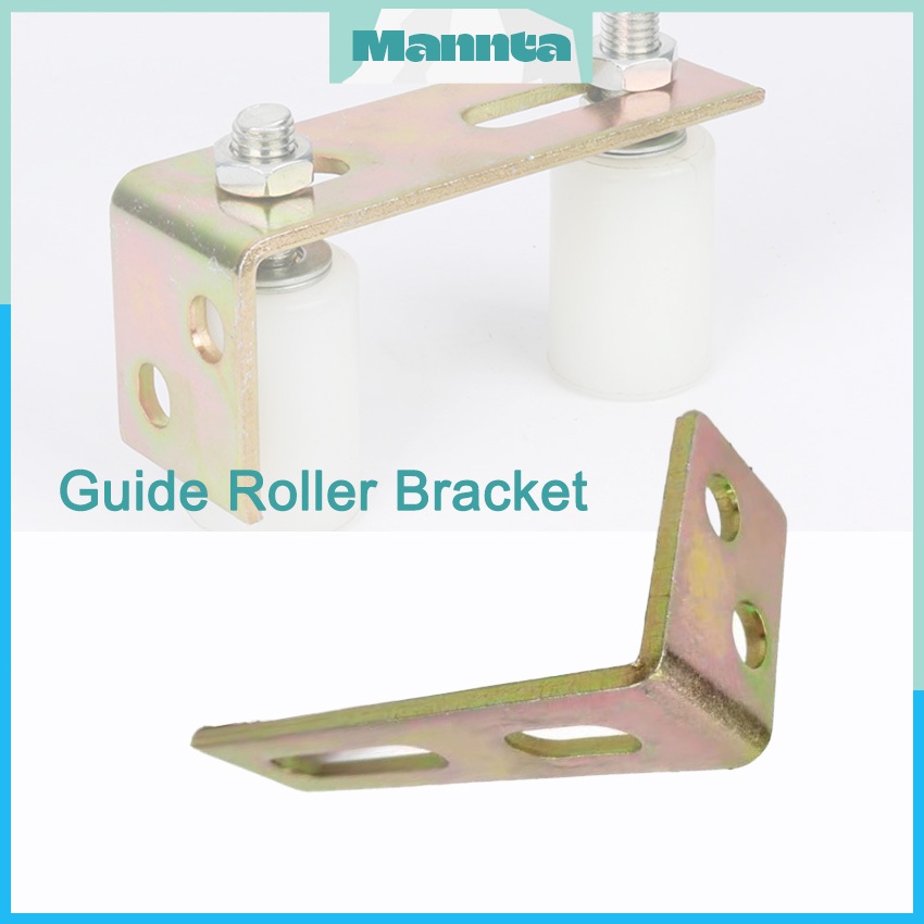 1 PC Heavy Duty Sliding Gate Top Guide Roller Bracket Metal L Bracket ...
