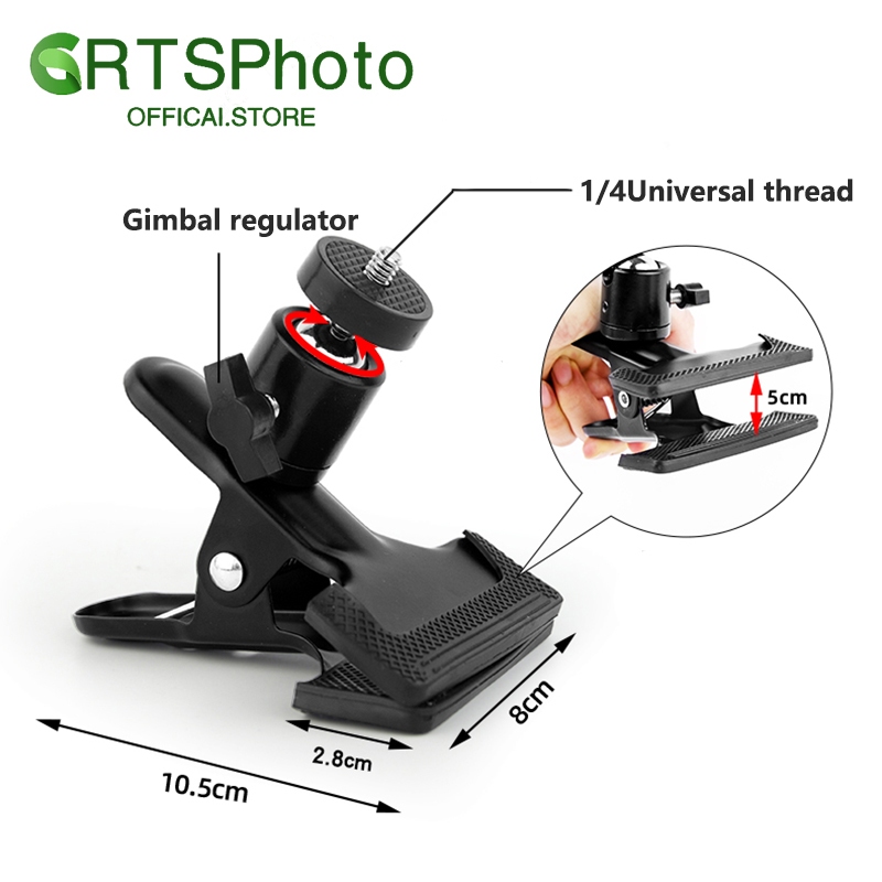 Background Clips with Gimbals fill light Clips Backdrop Clamps ...