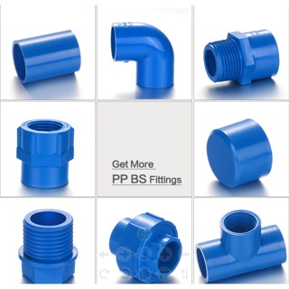 PVC BLUE FITTINGS 1/2" 3/4'' 1'' Elbow,Tee,Adaptor,Coupling,End cup ...