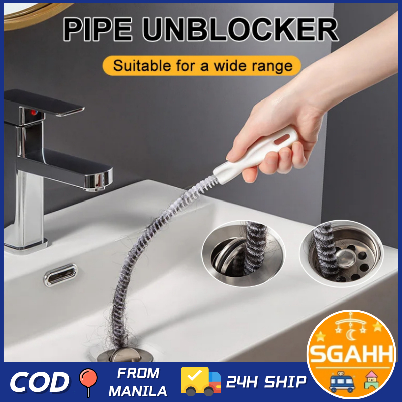 Flexible Drain Cleaner Sewer Sink Cleaning Bathroom Pipe Dredging Brush ...