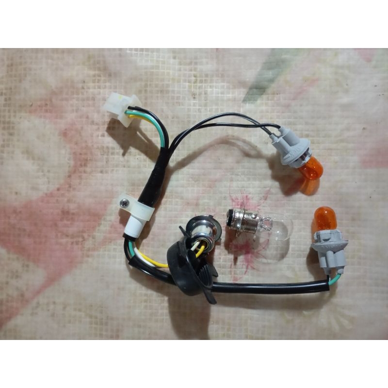 RAIDER J115 HEADLIGHT BULB AND SIGNAL LIGHT BULB HEADLIGHT CAP WITH ...