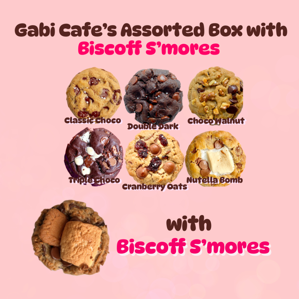 Gabi Cafe Assorted Box with Biscoff Smores | Shopee Philippines
