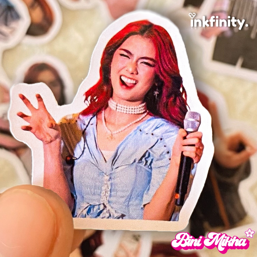 40pcs set BINI Stickers Name Waterproof Notebook Tumbler Mikha ...