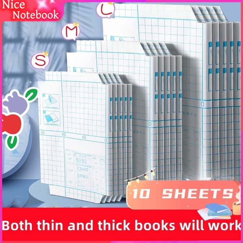 10 sheets Self-adhesive Book Wrapper transparent self-adhesive ...