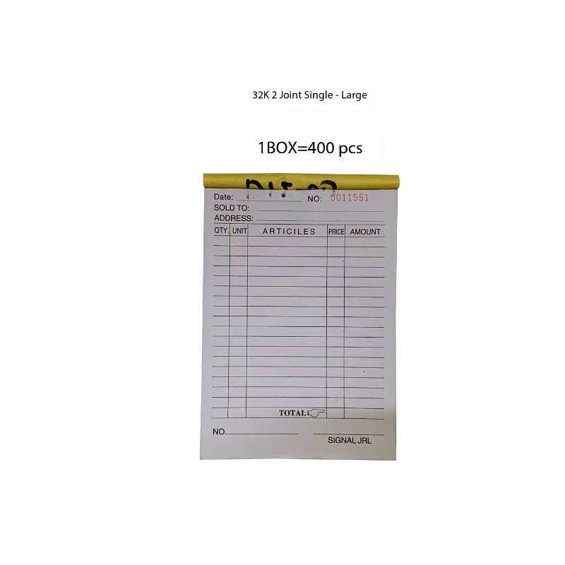 ORDER SLIP List 9x13cm (Small size) duplicate and triplicate carbonized ...
