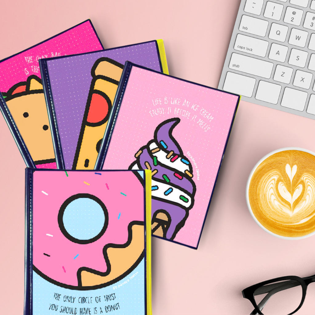 Stradmore Food Is Life Wirepin Binder / Zipbook Notebook | Shopee ...