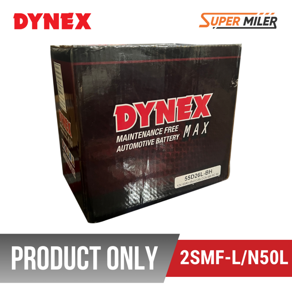 Dynex MAX 2SMF-L / N50L Car Battery (Maintenance-Free and 12 Months ...