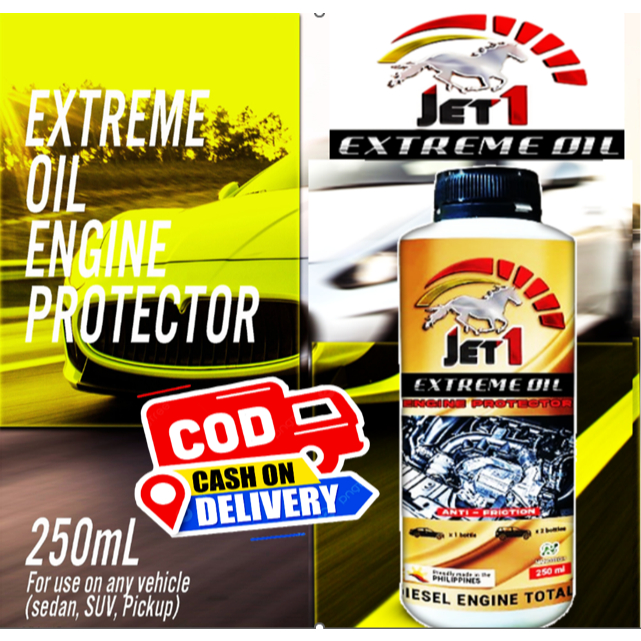 JET1 EXTREME OIL ENGINE PROTECTOR FOR GAS & DIESEL ENGINE TOTAL ...