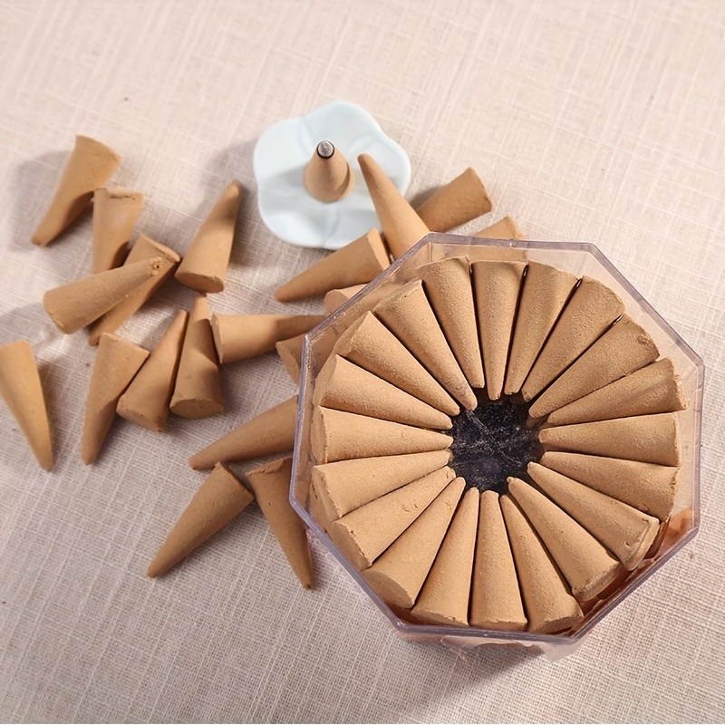 Backflow Sandalwood Incense Cone Refreshener for Room，Incense for ...
