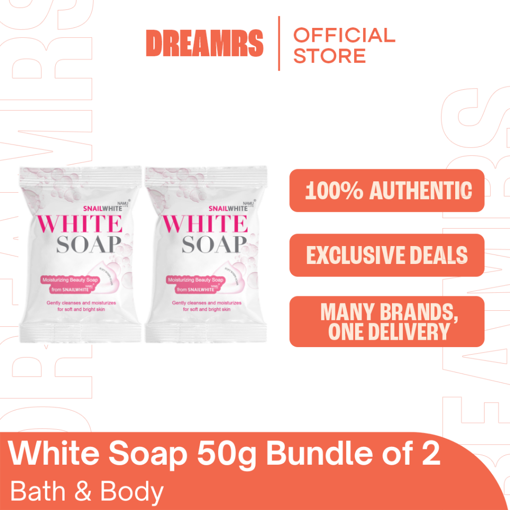SNAILWHITE White Soap 50g Bundle of 2 (DREAMRS) | Shopee Philippines