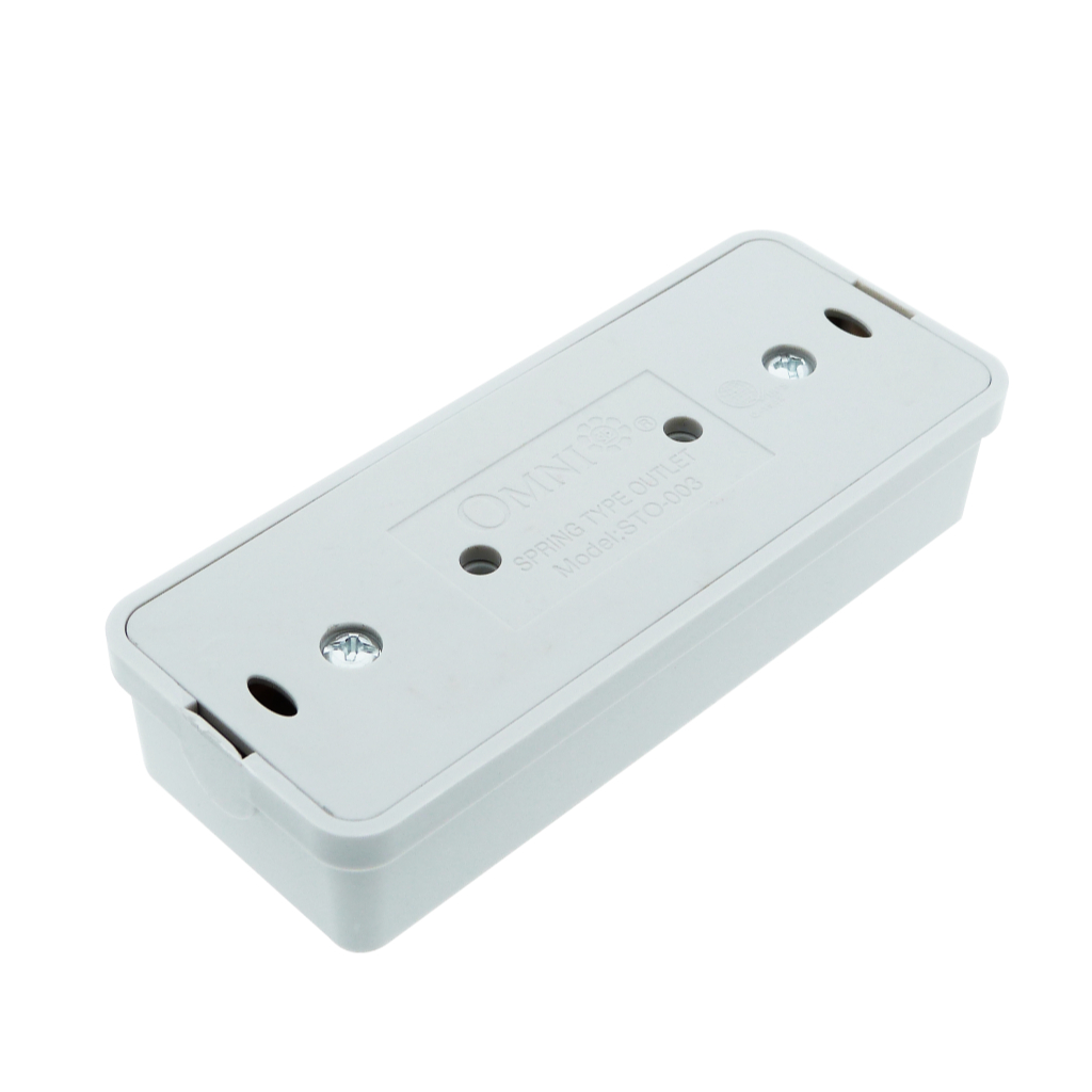 OMNI Spring Type Outlet 10A 250V 3 Gang | Shopee Philippines
