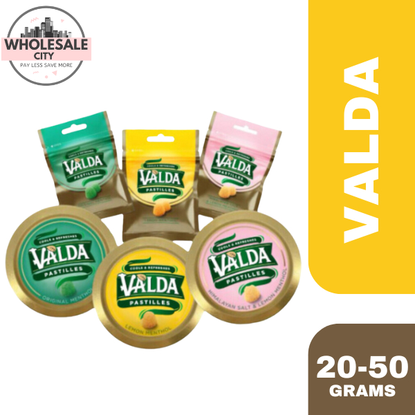 Valda Pastilles and Hard Candy Lemon and Himalayan Salt | Shopee ...