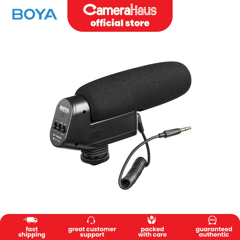 BOYA BY-VM600 Shotgun Condenser Mic | Shopee Philippines