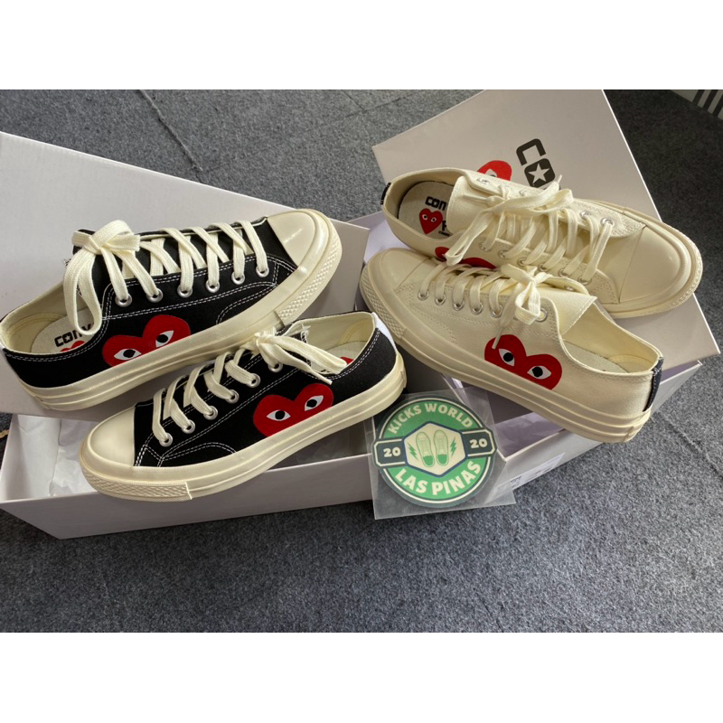 CDG PLAY x Convers€ (BIG BOX) (MALAKI SIZING) | Shopee Philippines