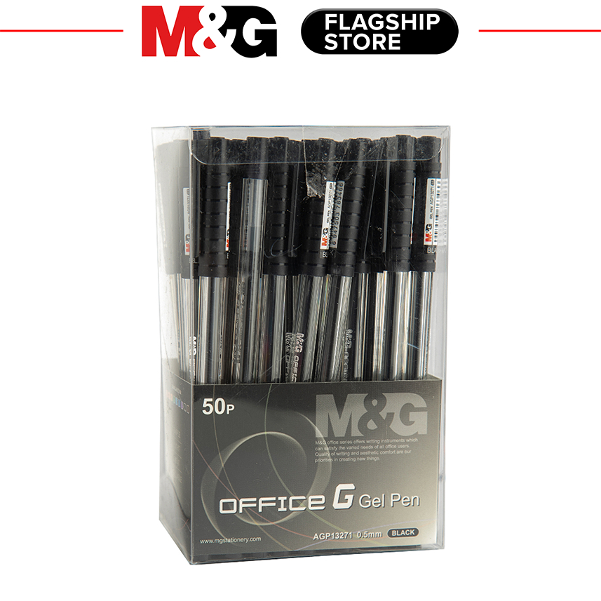 M&G Office G Gel Pen Gp99 0.5mm Agp13271 (50pcs) | Shopee Philippines