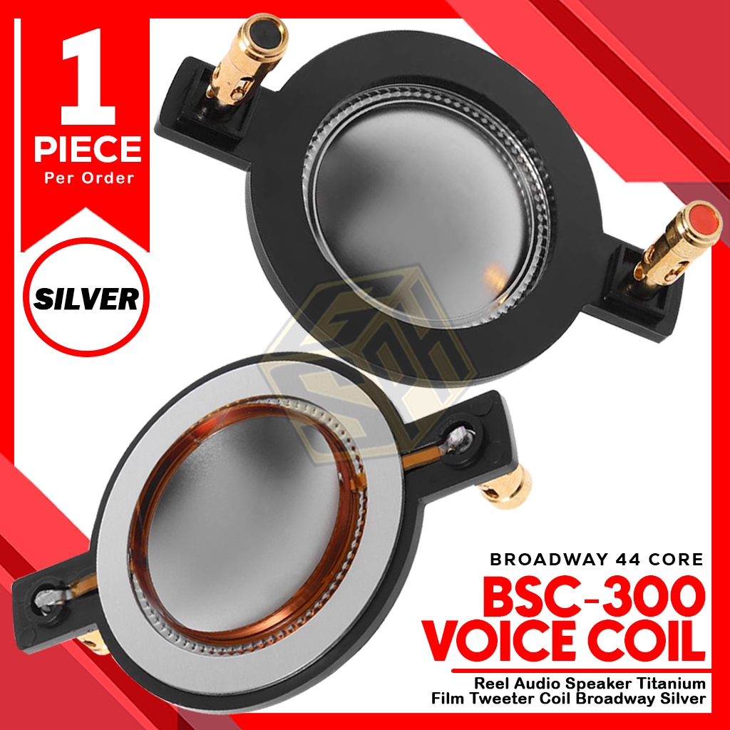 BCS 300-350 Tweeter Coil 44.4mm Voice Coil 300 Watts Broadway | Shopee ...