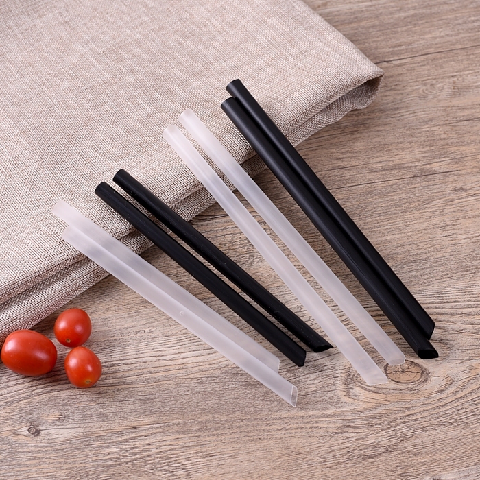 BOBA STRAW / MILK TEA STRAW 100 pcs/(12mm and 6mm x 23cm) | Shopee ...