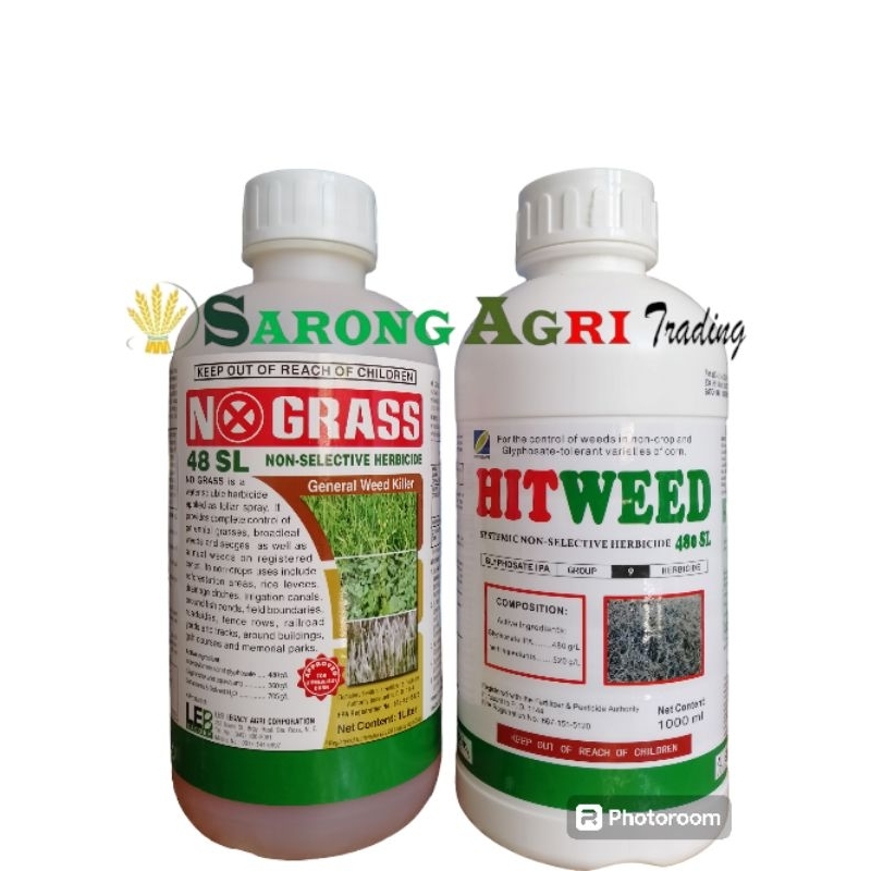 SOLAR AND HITWEED GLYPHOSATE NON SELECTIVE HERBICIDE GENERAL WEED ...