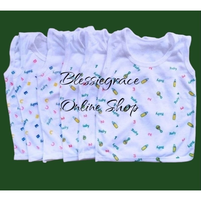 12 / 6 pcs Sando for baby ( 0-9 Months ) | Shopee Philippines