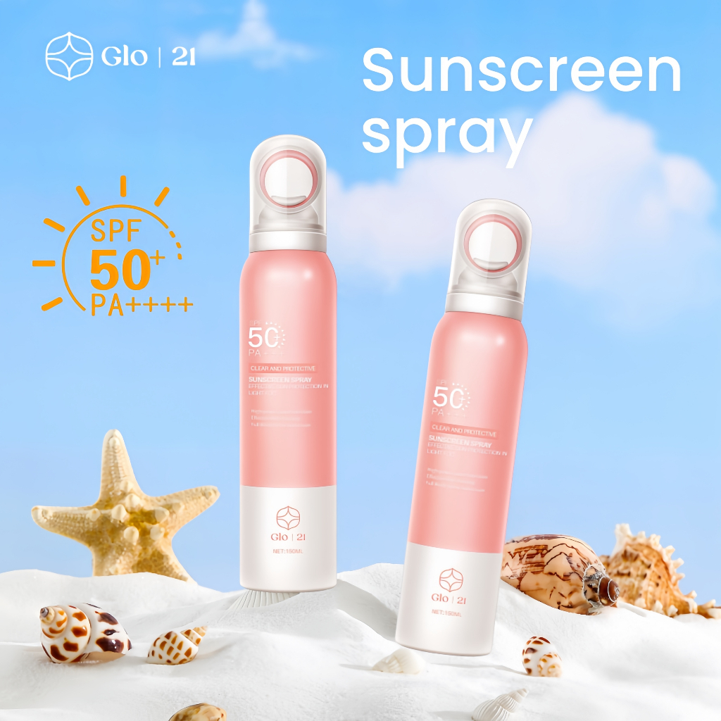 GLO21 SPF50+ Power Waterproof UV Protection High Face/Body Brilliant ...